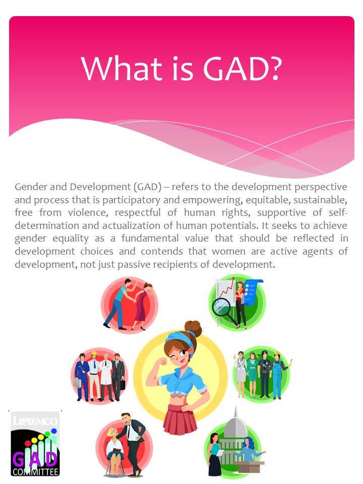LIPIEMCO | GENDER & DEVELOPMENT SECTION