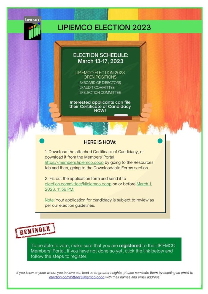 LIPIEMCO | ELECTIONS 2023